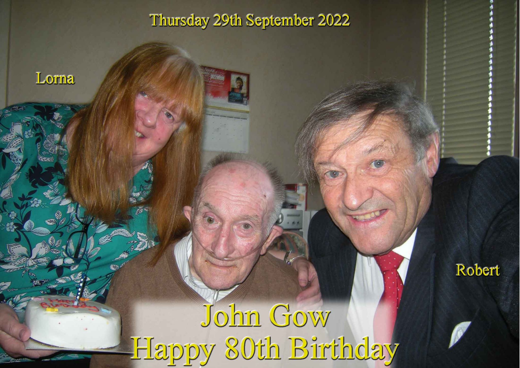 Congratulations to John Gow on his 80th Birthday - RWSABC