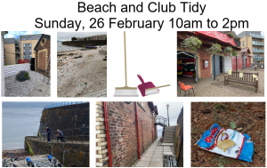 Beach and Club Tidy - 26 February 2023 - RWSABC
